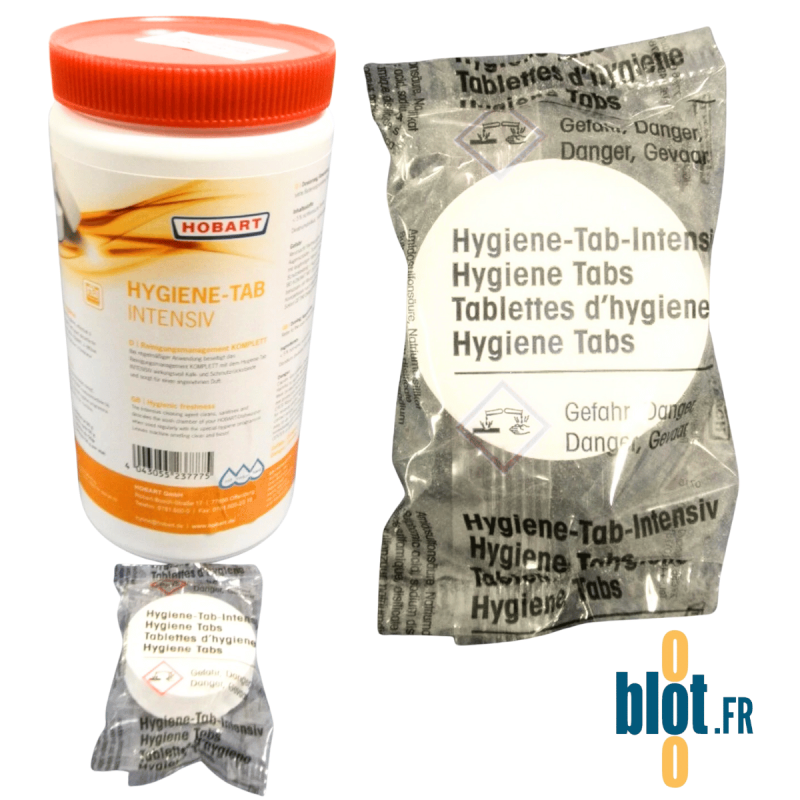 HYGIENE-TAB - HOBART - Tablettes Désinfectantes [1 kg / 15 Tablettes]